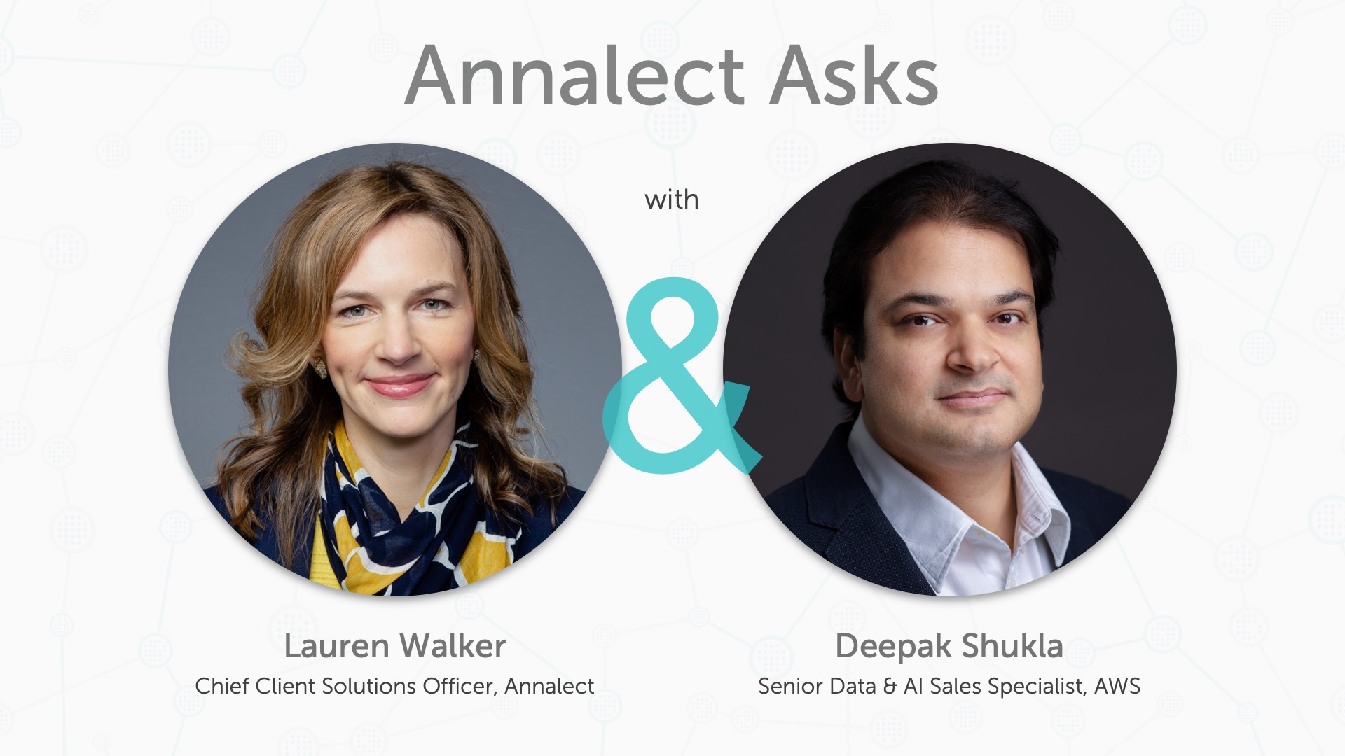 Annalect Asks: Five Questions with Deepak Shukla of AWS - Annalect